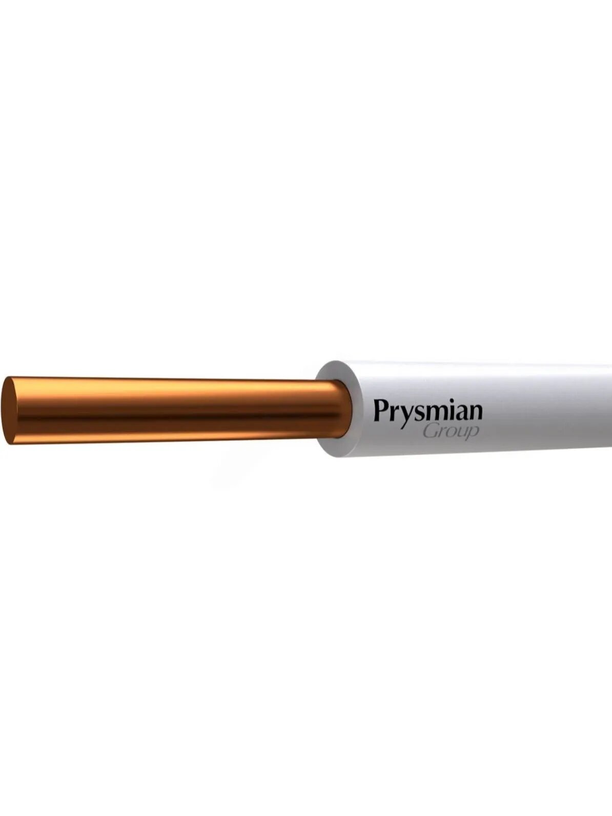 Провод РЭК-Prysmian ПУВ 1х2,5 ГОСТ, установочный, белый 200 м (бухта)