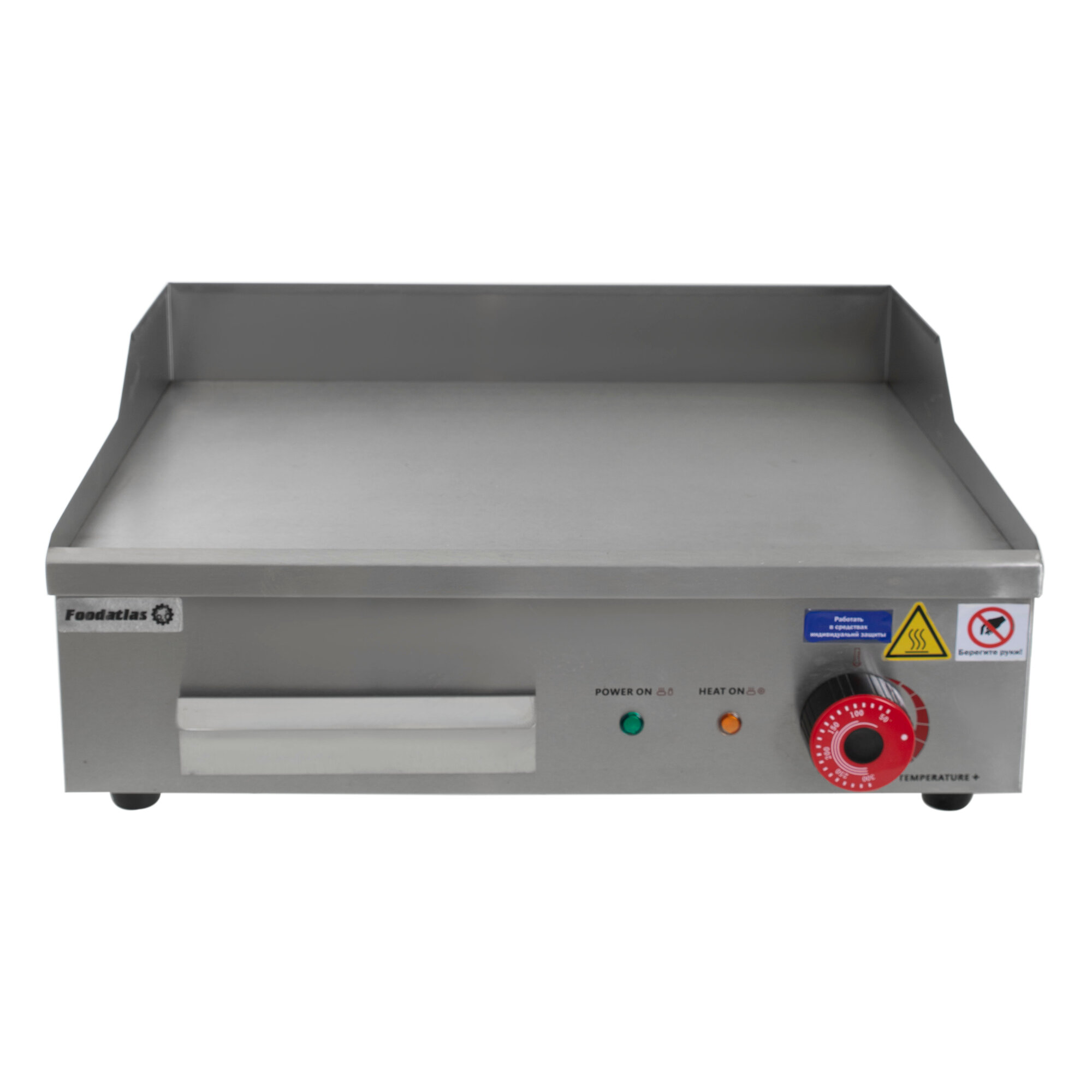 Жарочная поверхность Foodatlas EG-818, нержавеющая сталь, 3 кВт