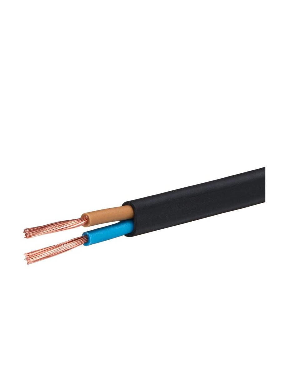 Шнур TOKOV ELECTRIC ШВВП 2х0.75 380В Ч (уп.100м) 1945460