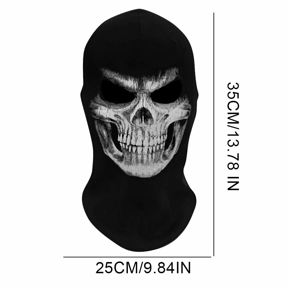 Балаклава череп Skull черная, Color: G