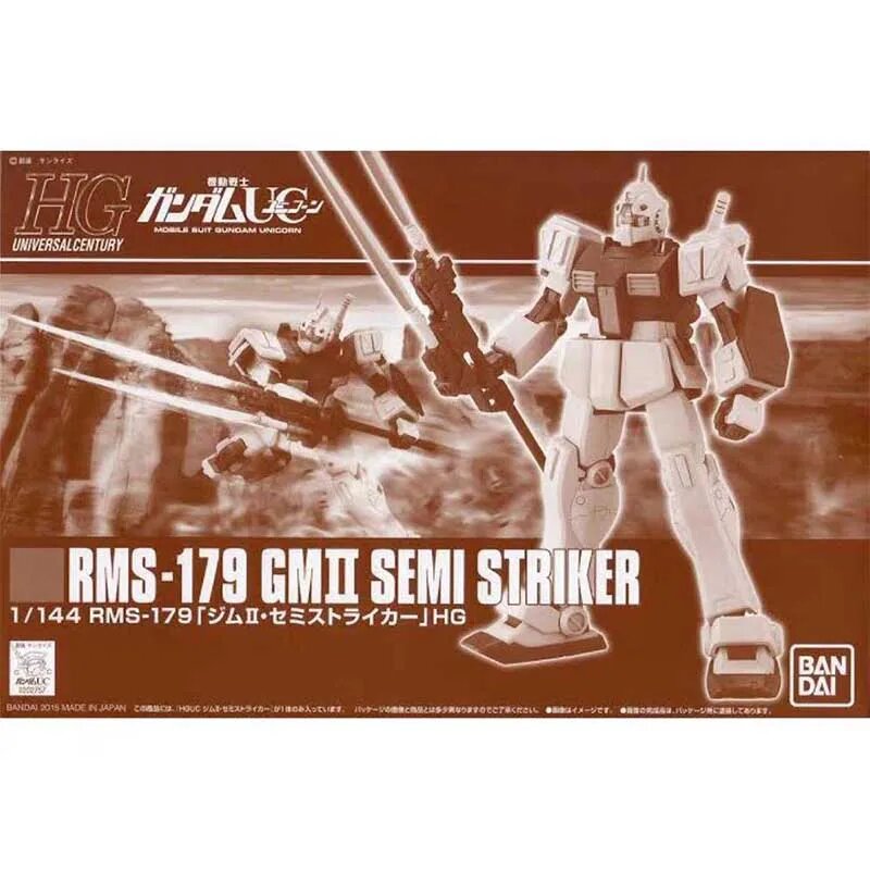 Bandai Gundam HG GM 2 Semi Striker модель 1/144