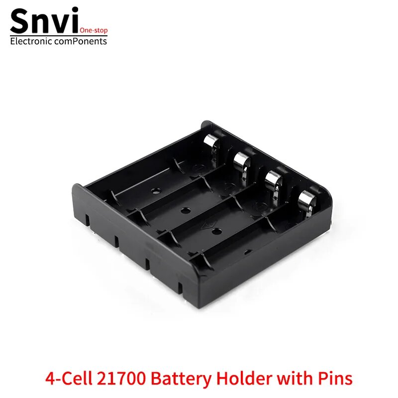 Держатель 4-Cell 21700 с пинами
