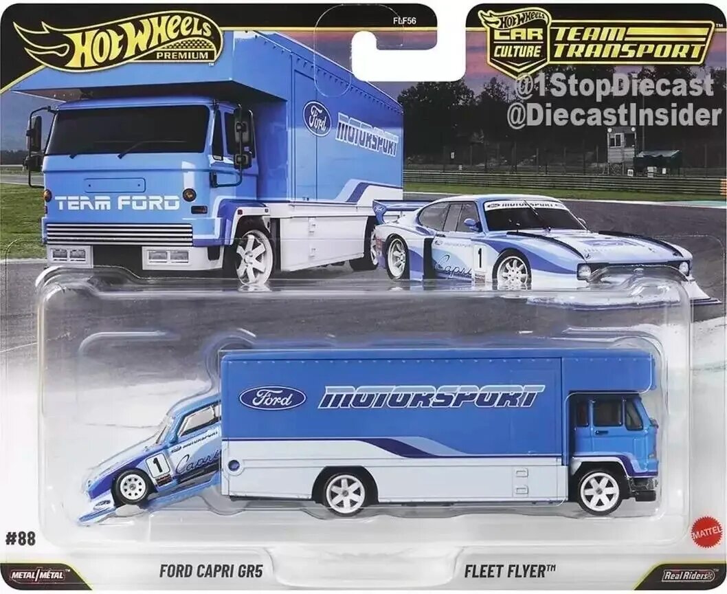 Hot Wheels Ford Capri GR5 Fleet Flyer, цвет C