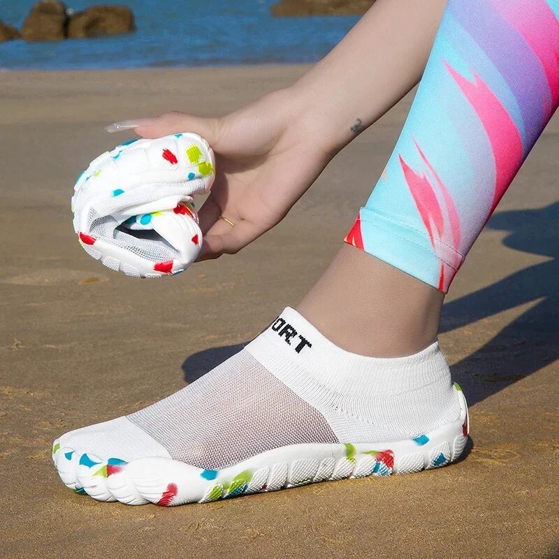 Водные кроссовки Aqua Shoes для мужчин и женщин 42, Белый, White