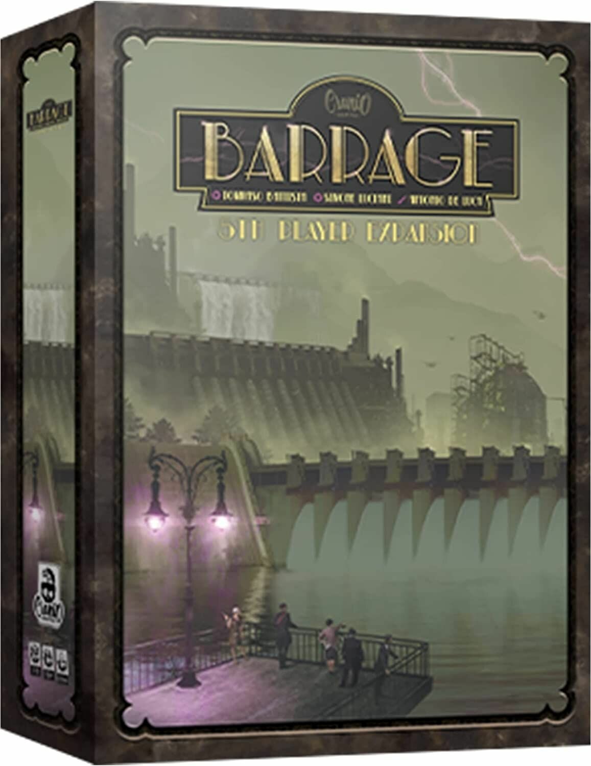 Настольная игра Плотина (Barrage) на английском языке - дополнение для 5 игрока