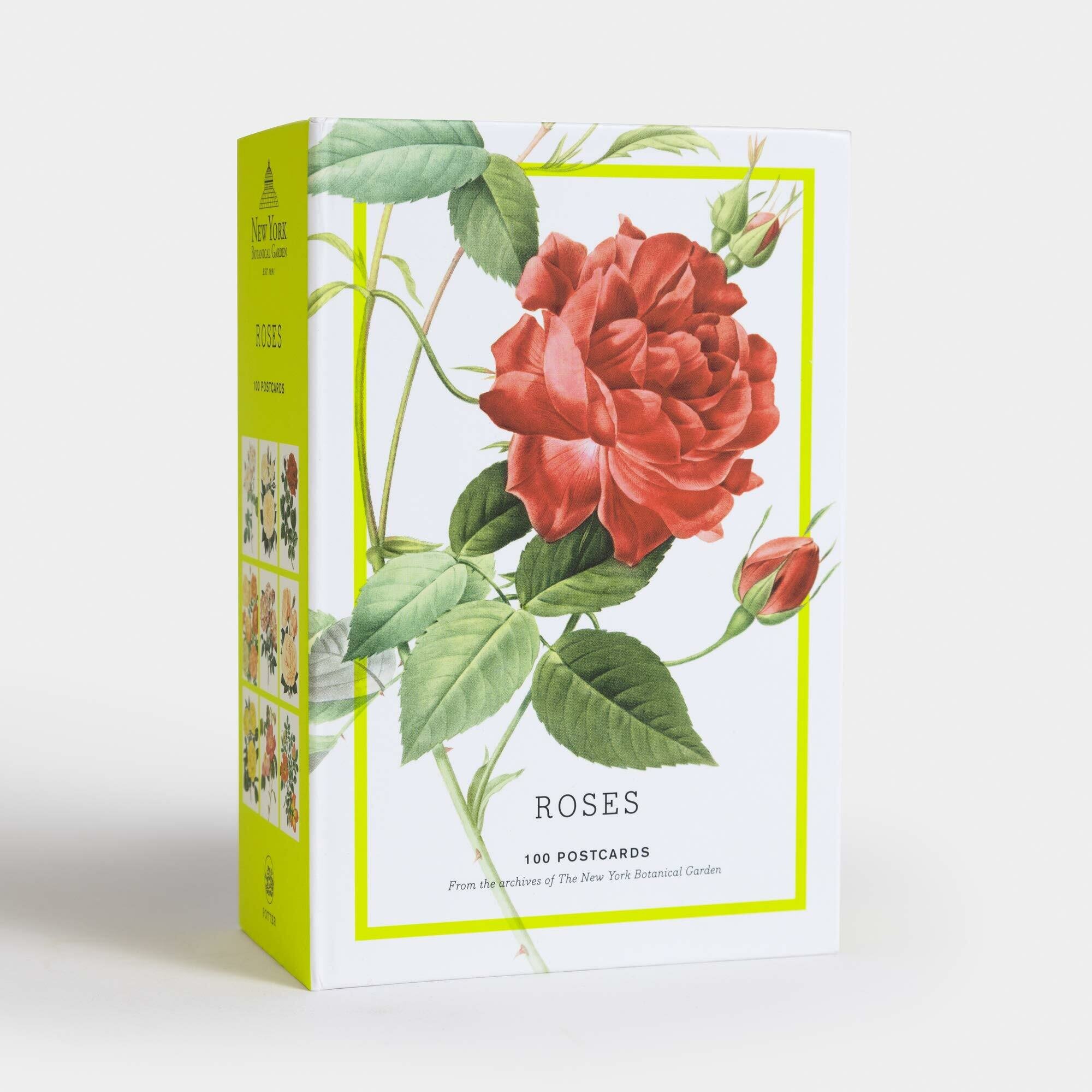 Набор открыток Roses: 100 Postcards from the Archives of The New York Botanical Garden