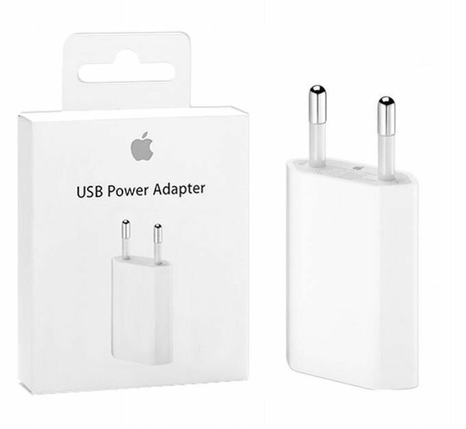 Cетевое зарядное устройство USB 5W Model A1400 Power Adapter 5 Вт 1A для iPhone / Android Белый Универсальный Коробка
