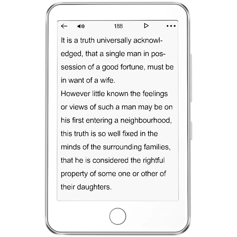 Famue 3.52" E-Ink Электронная книга 32ГБ 32G