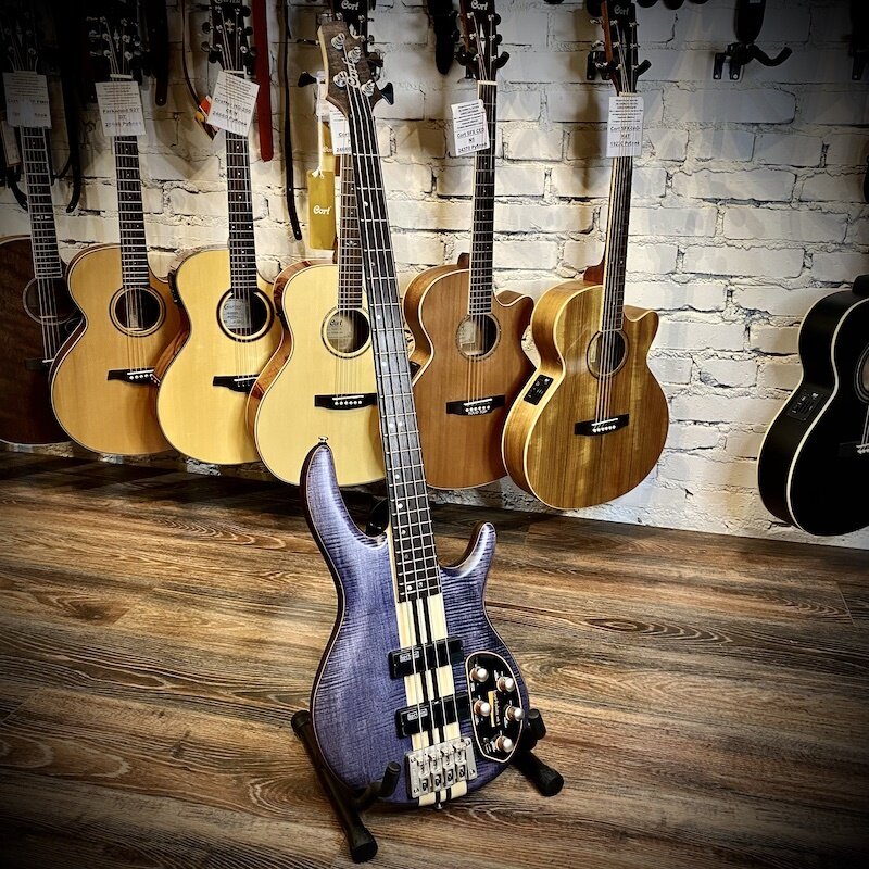 Бас-гитара Cort A4-Plus-FMMH-OPLB Artisan Series