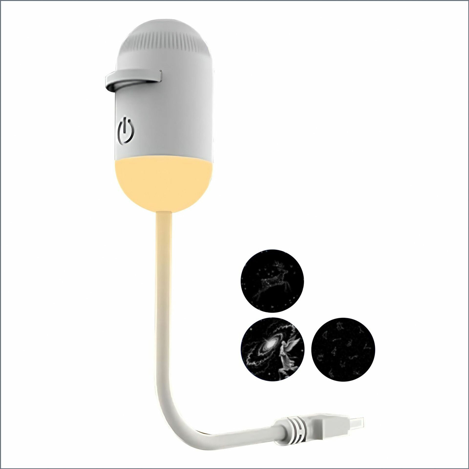 Мини-проектор-ночник USB с проекцией звёздного неба