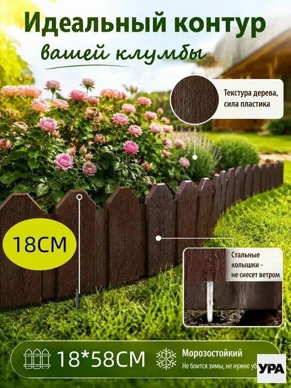 Бордюр садовый