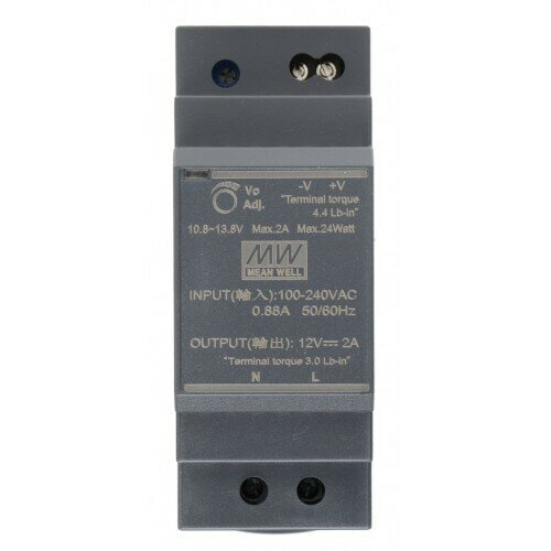 Блок питания MW HDR-30-12 24W 12V 2A на дин рейку