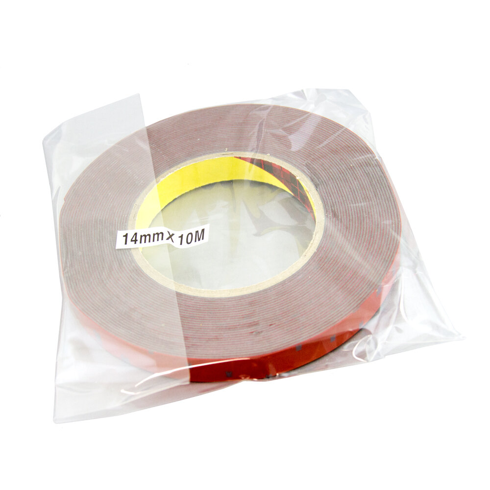 Скотч монтажный 3M Tape (ACRYL), акриловый, двусторонний, 14 мм х 10 м