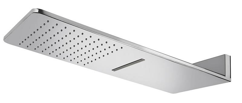 Верхний душ Kaiser SH-505 155х600 мм, хром, настенный, 2 режима струи