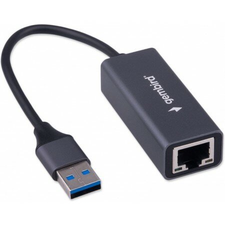 Адаптер сетевой Gembird NIC-U13, Ethernet, USB 3.2, 5 Гбит/сек — фото 1