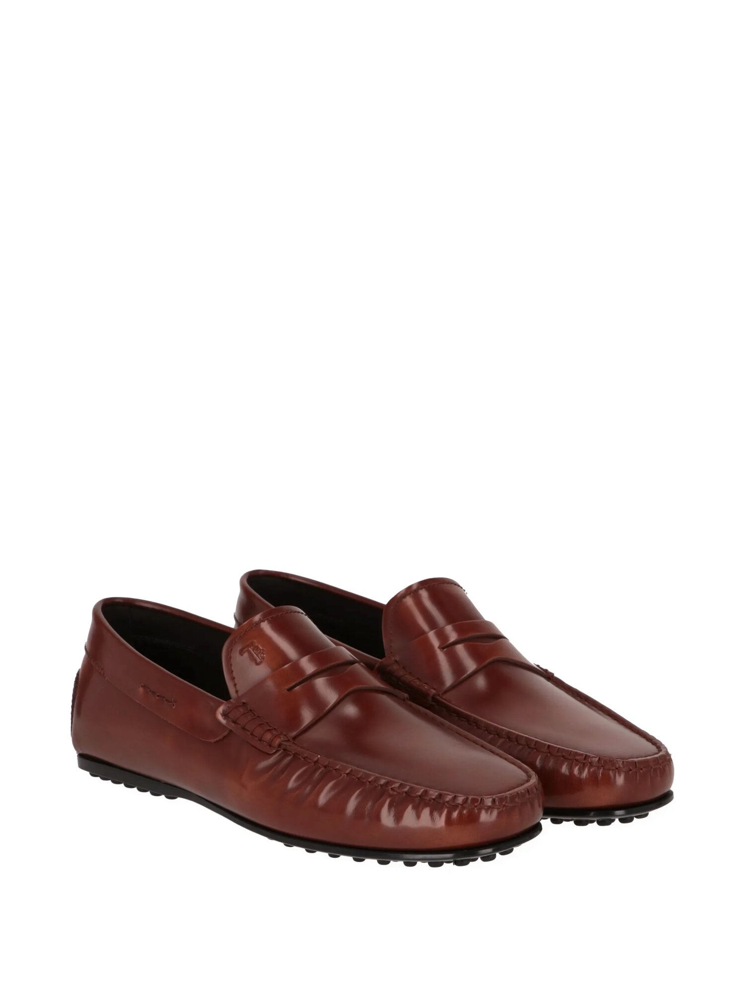 Лоферы Tod's Gommino leather loafers, размер 6, коричневый — фото 1