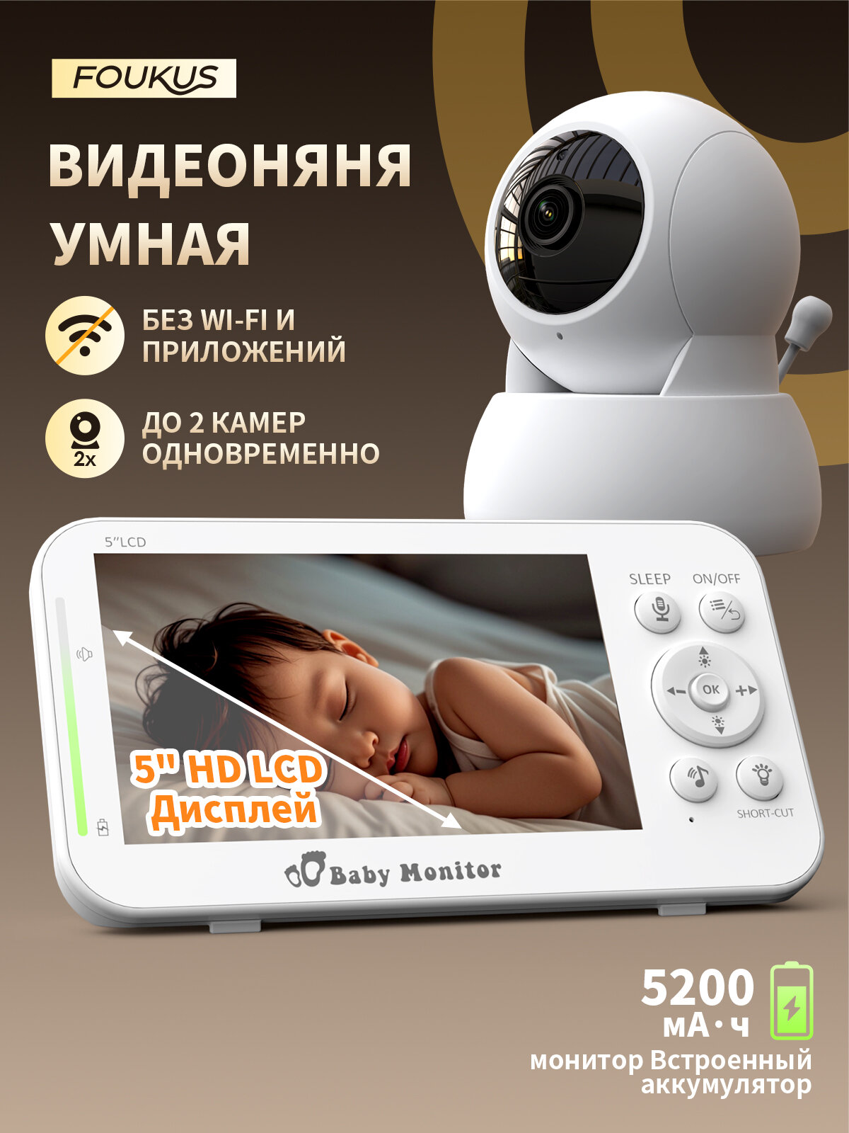 Видеоняня / видеоняня с монитором