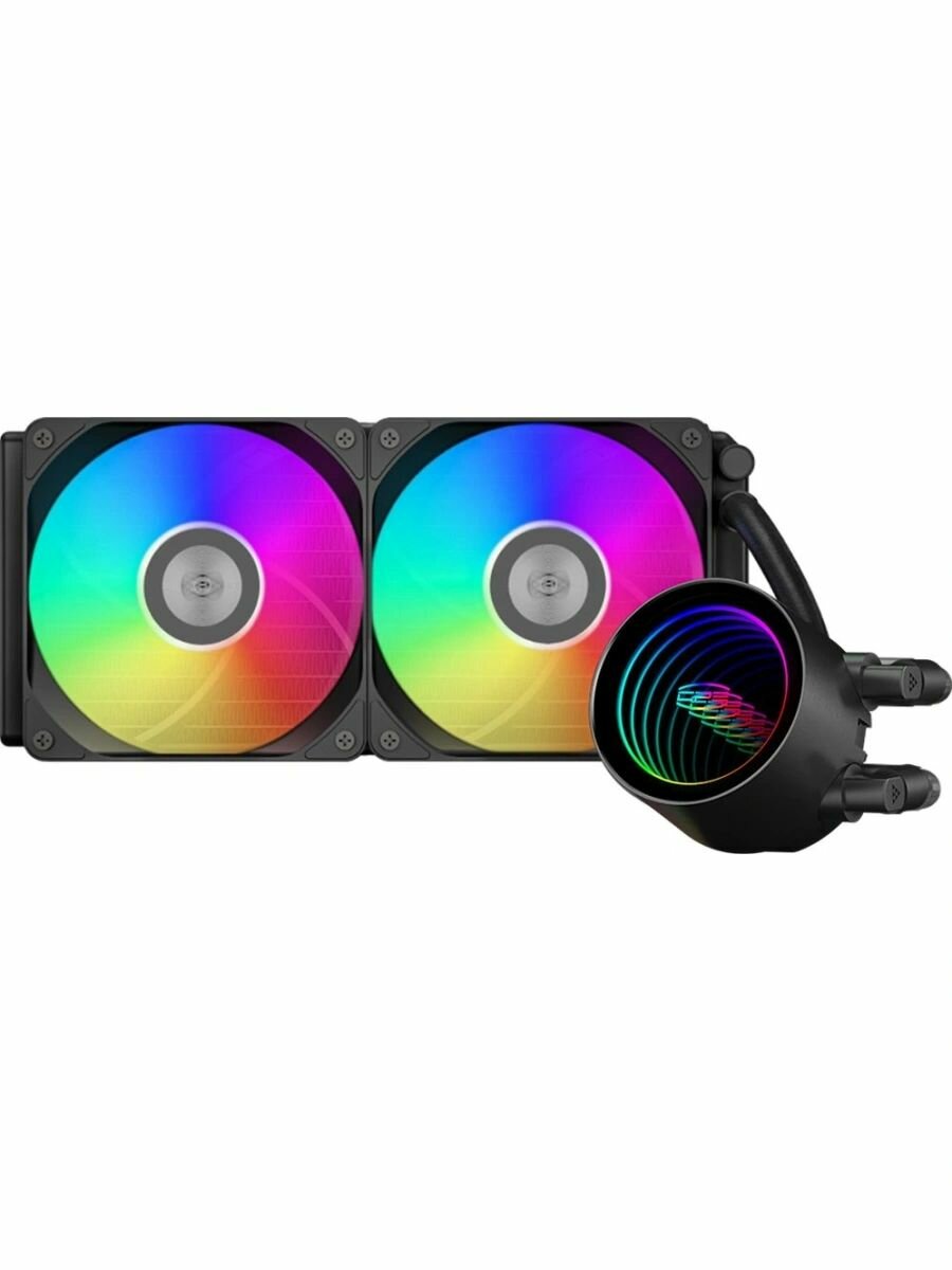 Система водяного охлаждения PcCooler DA240 V2 BK 4-pin TDP 270 Вт 80.74cfm 120мм