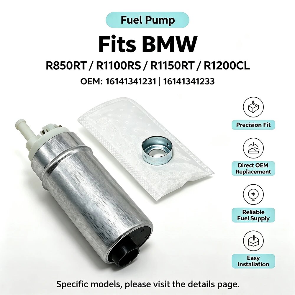 Топливный насос для мотоциклов BMW R850C, R850R, RT, GS, R1100S, R1100R, RS, RT, GS, R1150RS, RT, GS Adventure, R1200C, CL, Montauk, K1200LT, RS, GT