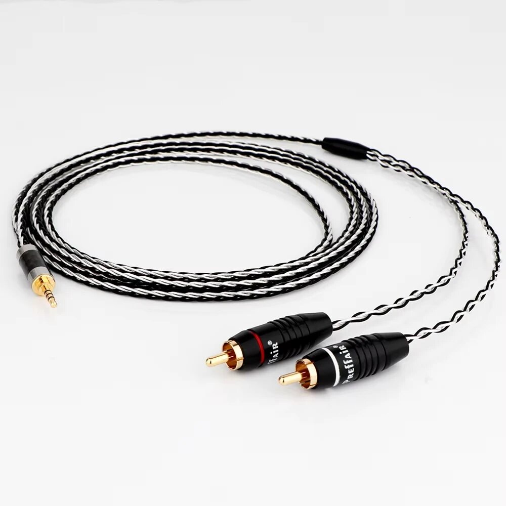 Аудиокабель Preffair 2.5мм - 2RCA, 1m
