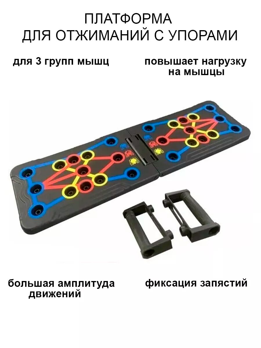 Платформа для отжиманий с упорами