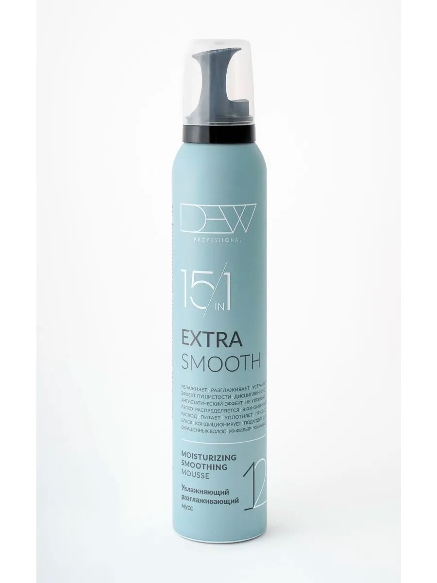 Мусс для волос 15в1 Extra Smooth, 200мл