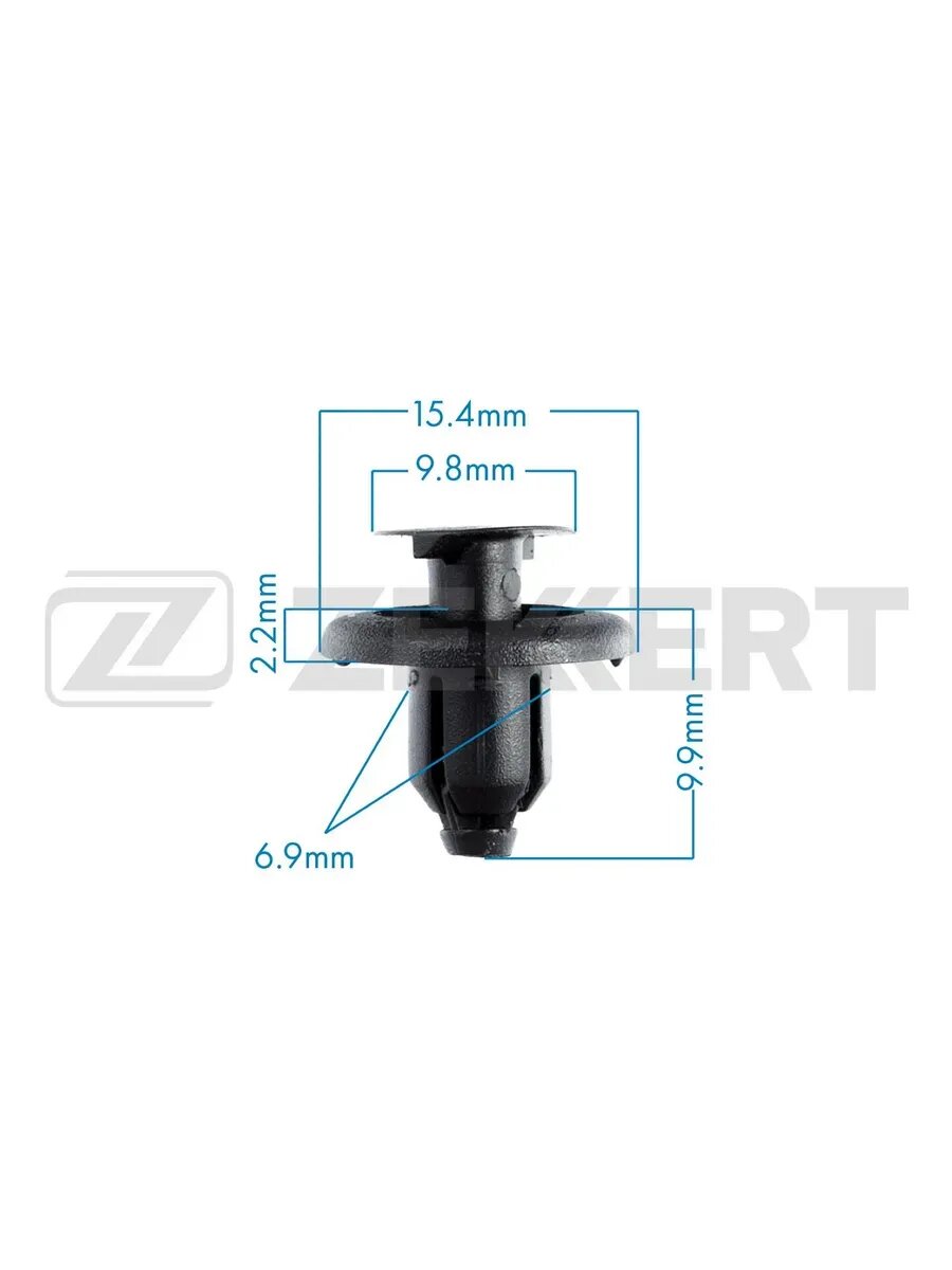 Клипса для а/м Subaru Toyota, 10 шт, арт. BE3413
