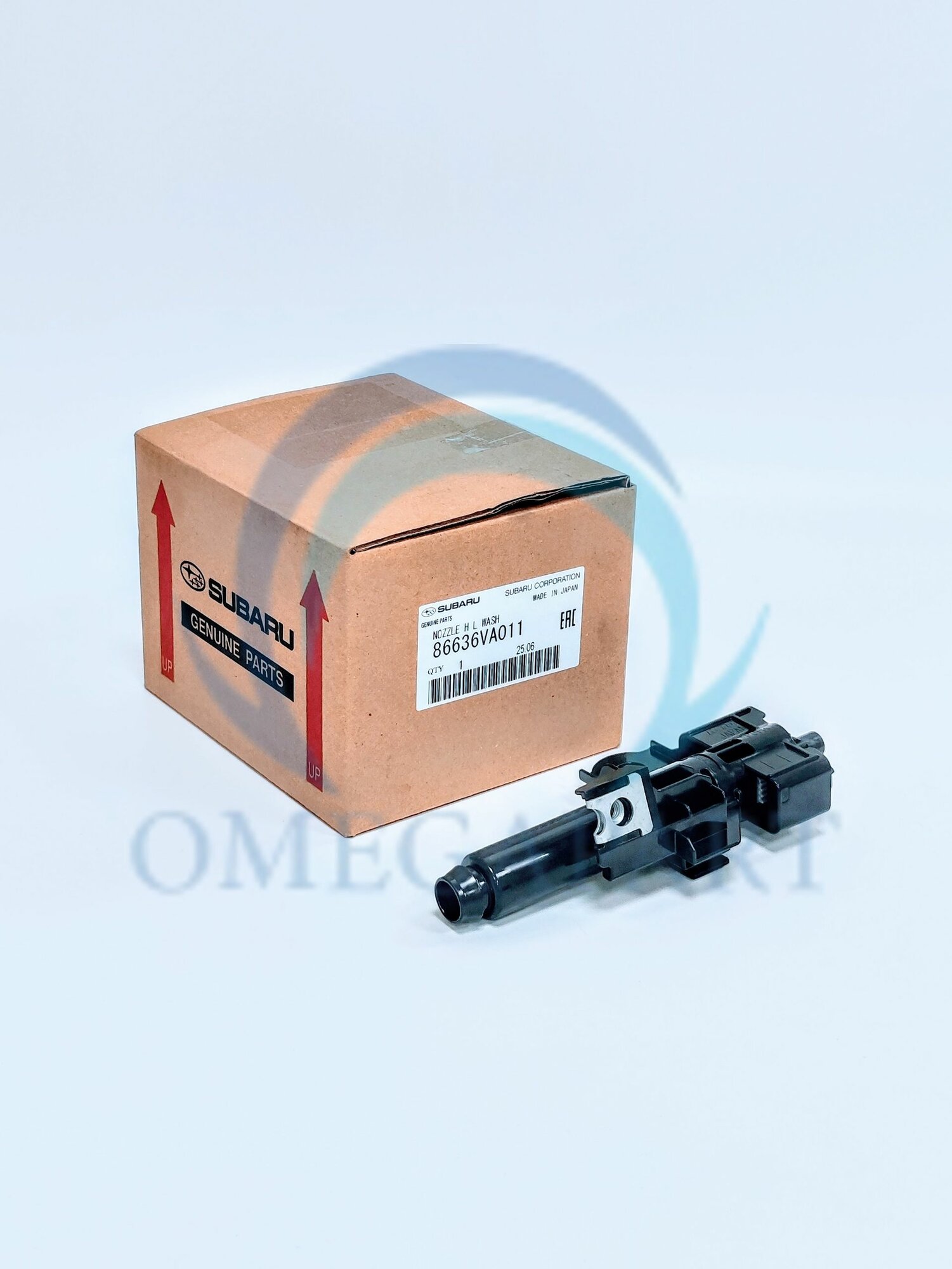 Форсунка омывателя левой фары, Subaru 86636VA011