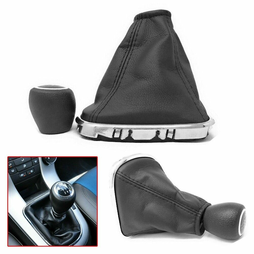 Чехол на ручку переключения передач для Chevrolet Cruze 2008-2012 (6 скоростей), накладка из ABS, черный с пыльником