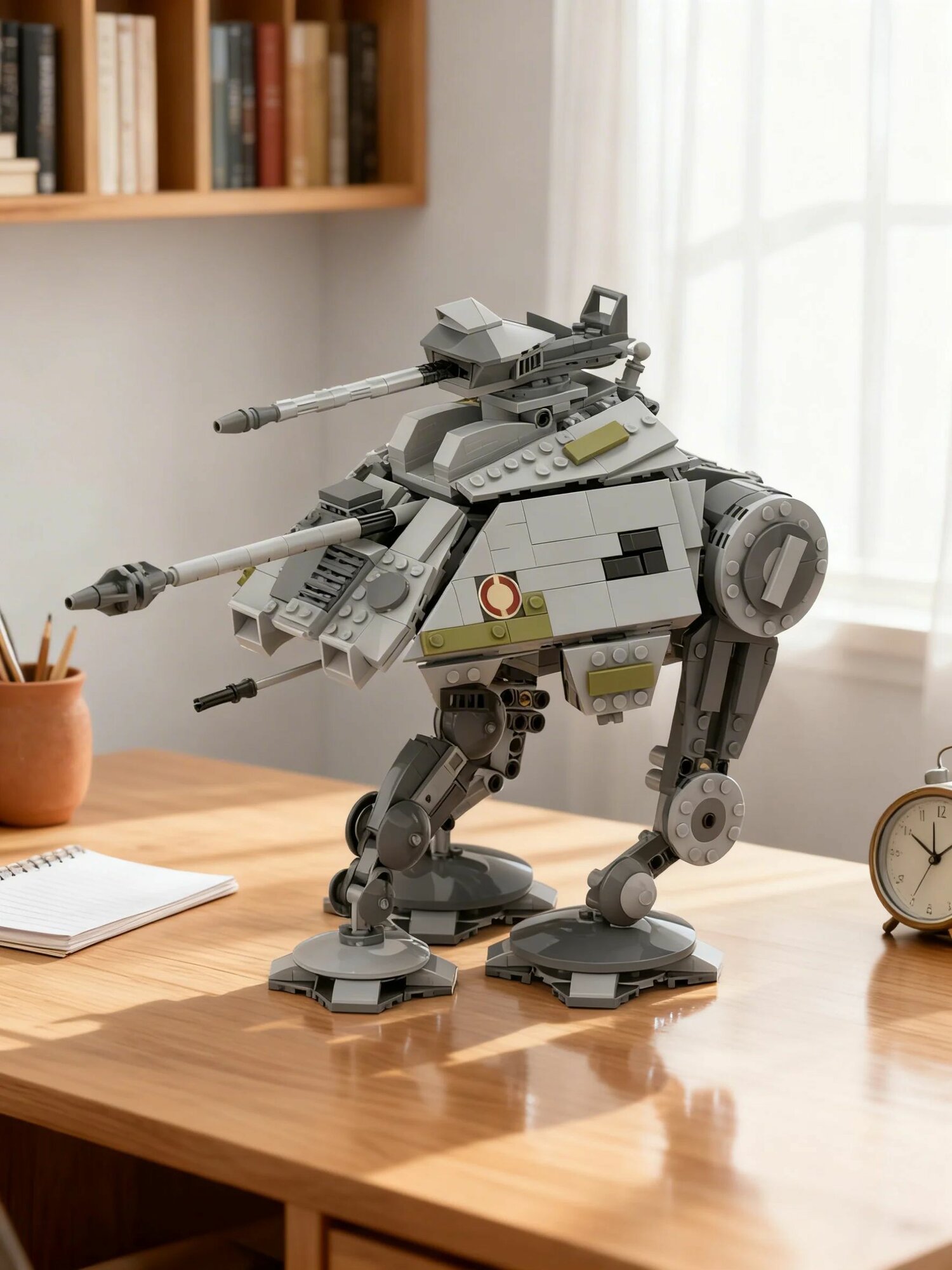 MOC конструктор star wars At Ap Rework Galactic Republic Sniper, 884 деталей, совместим с LEGO, коллекционная модель, подарок