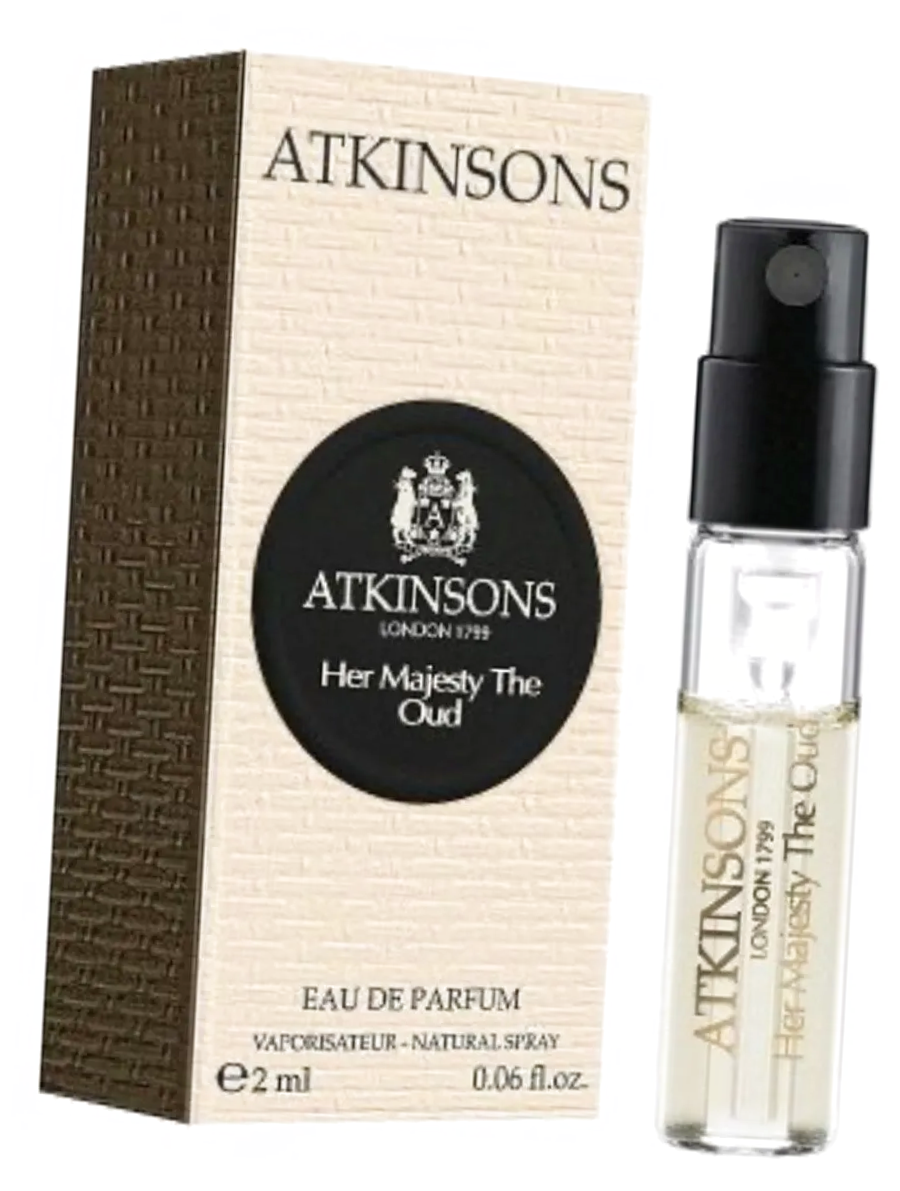 Atkinsons Her Majesty The Oud женский парфюм 2 мл сэмпл - Аткинсонс Хер Маджести Зе Уд