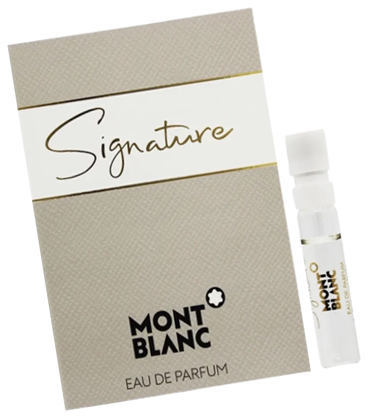 Парфюмерная вода для женщин Montblanc Signature пробник 2 мл - Сигначе Монблан миниатюра