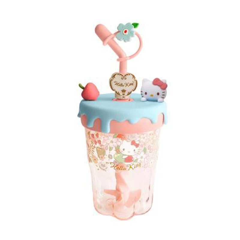 Кружка для смешивания напитков MINISO Sanrio с милыми персонажами My Melody, Cinnamoroll, Kuromi. Хелло Китти -