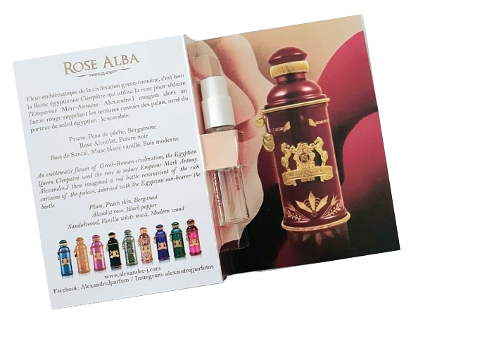 Парфюмерная вода Alexandre J Rose Alba 2 мл пробник - Александр Джей Роза Альба для женщин