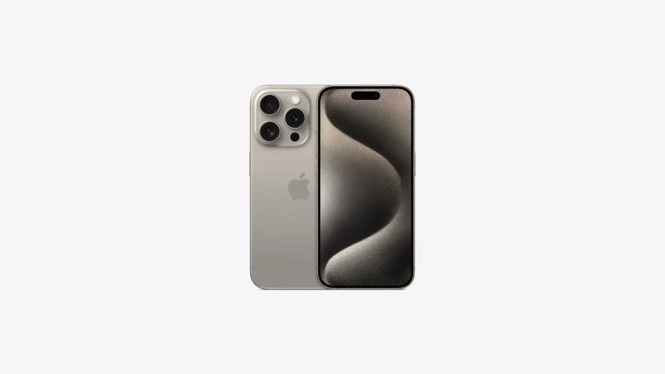 Защитная плёнка матовая на экран для смартфона Apple iPhone 15 Pro, гидрогелевая