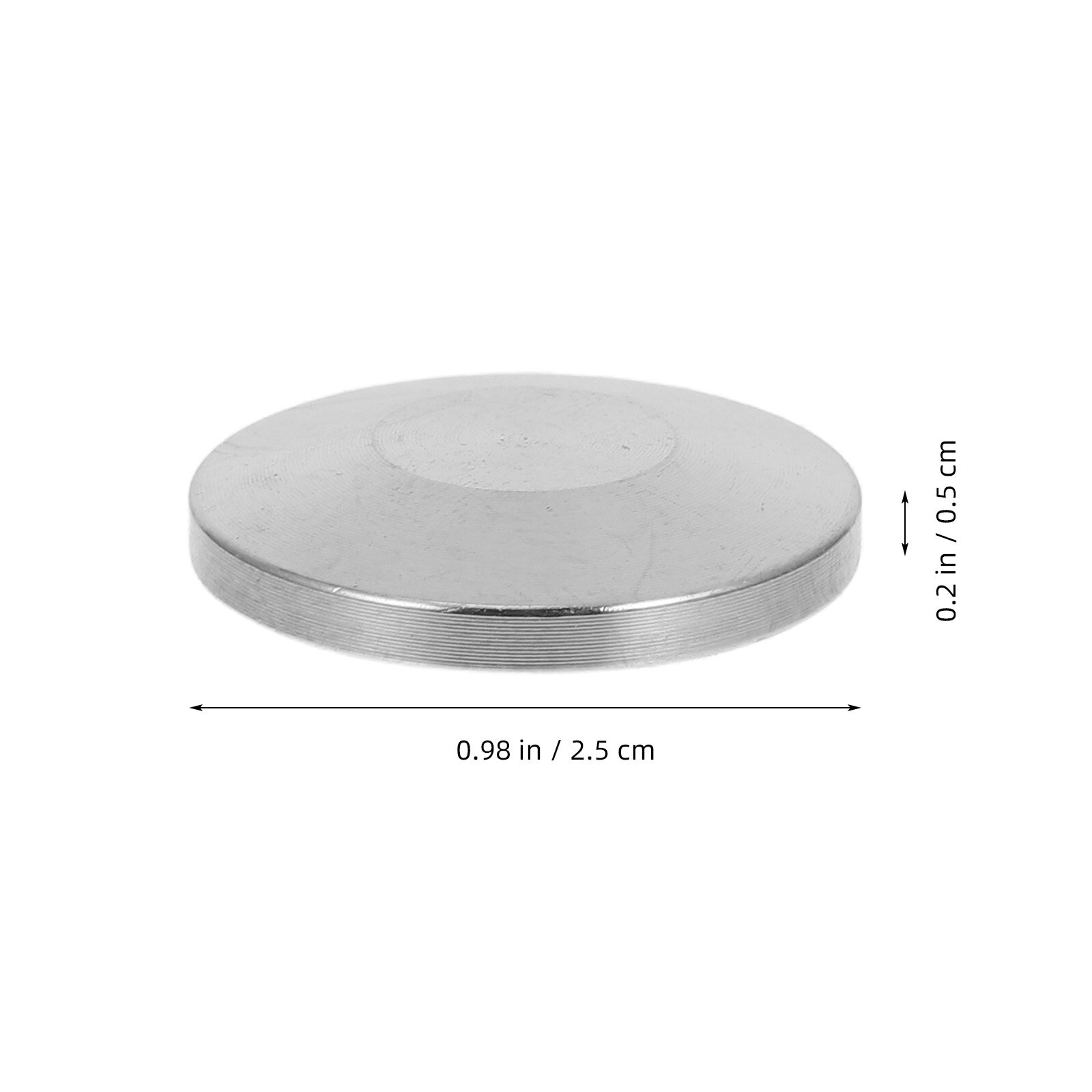 4 Штуки Стальной Заглушка 25.4 Стainless Steel Blind Plate Plug Для Вакуумных Приложений Размер 2.50X2.50X0.50Cm