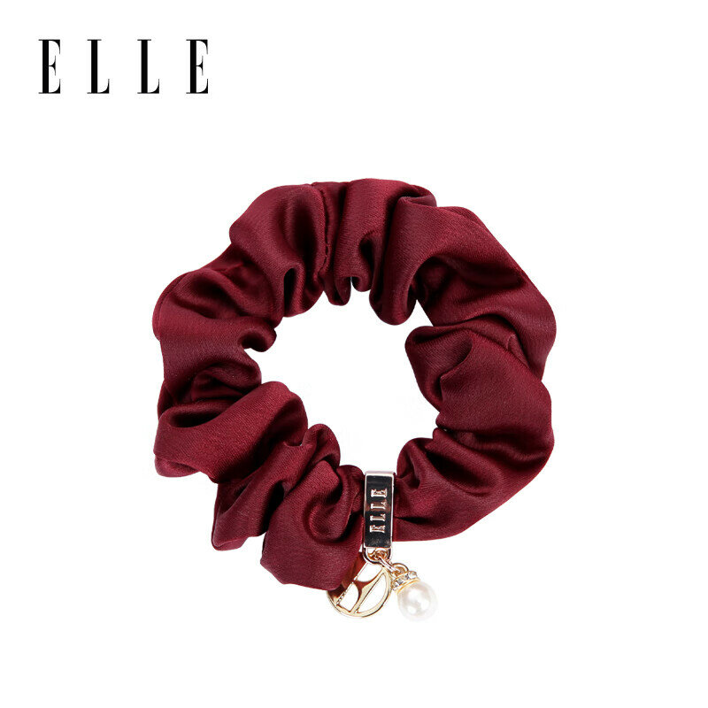ELLE Pearl профессиональный ободок для волос бордовый красный эластичный простой шнурок подарок для женщины на день