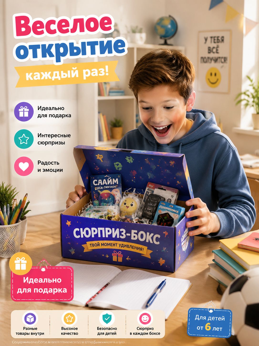 Сюрприз-бокс белый Сюрприз-бокс