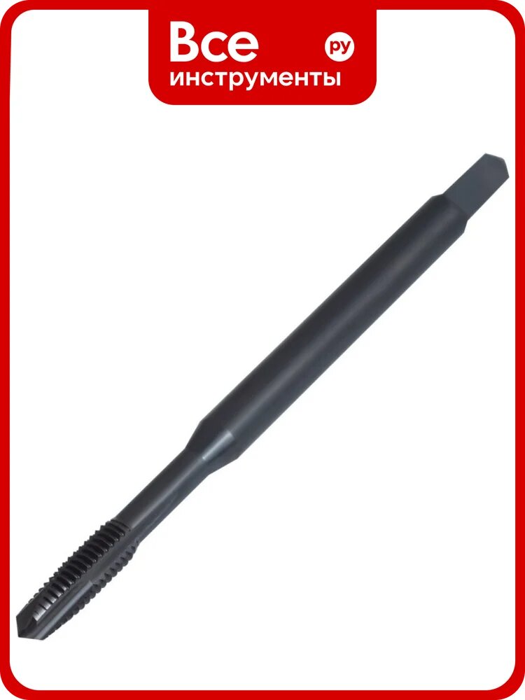 Метчик точинтех м/р М3,0x0,5 Р6М5К5/HSS-E DIN371 BLACK OXIDE, с прямой канавкой, с подточкой tn40025