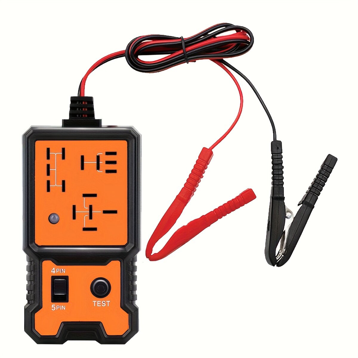 Сканер OBD2 для диагностики двигателя с функцией сброса кодов ошибок и проверки готовности I/M, оранжевый
