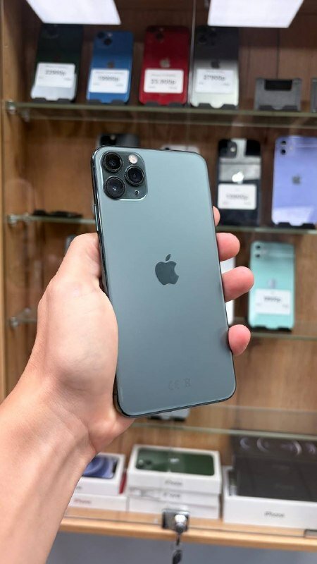 Смартфон Apple iPhone 11 Pro Max 512Gb, MWHR2RU/A, темно-зеленый