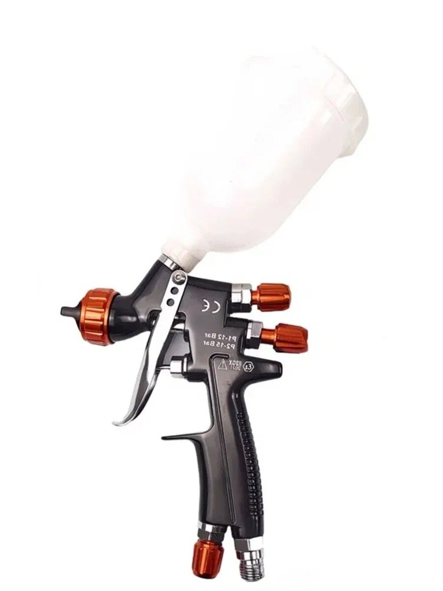 Мини краскопульт DeVILBISS пневматический для компрессора дюза 1.2