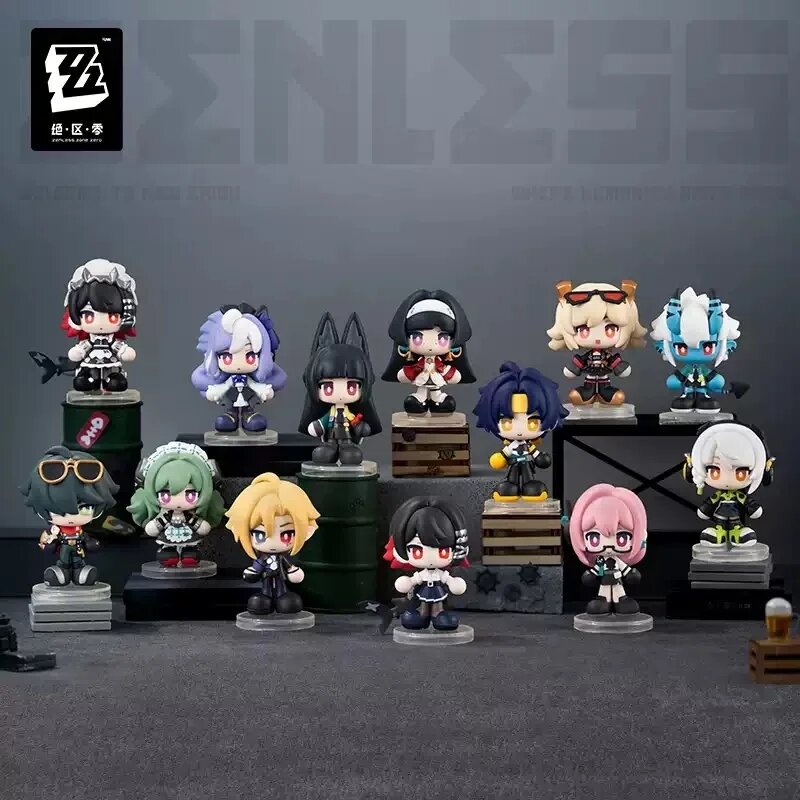 Zenless Zone Zero Blind Box: 12 миниатюрных агентов Розовый, Tsukishiro Yanagi