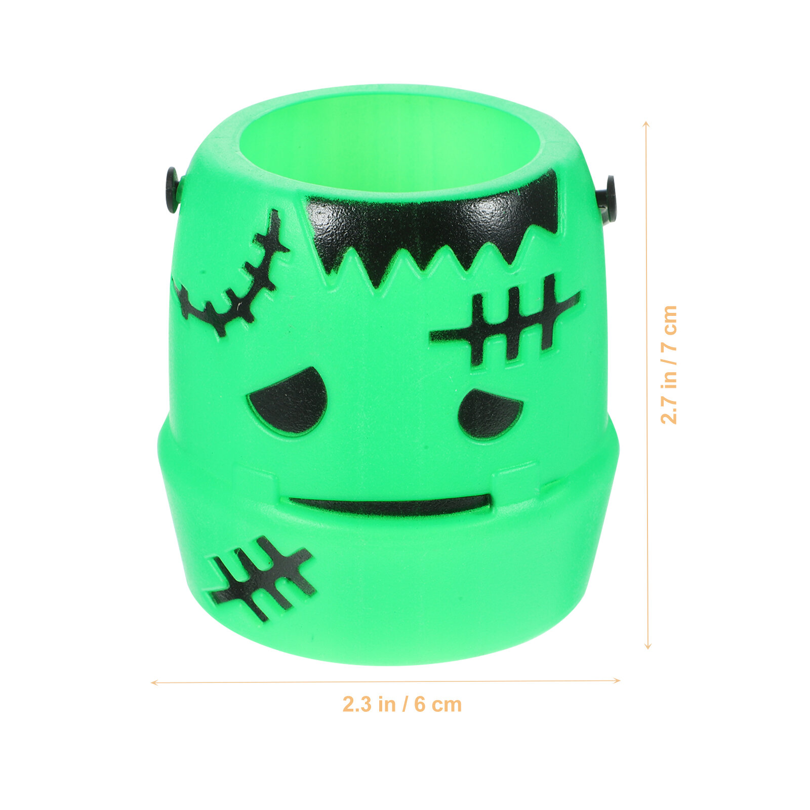 3 Шт Halloween Candy Bucket Для Угощения С Дынным Дизайном 7X6X4 4Cm