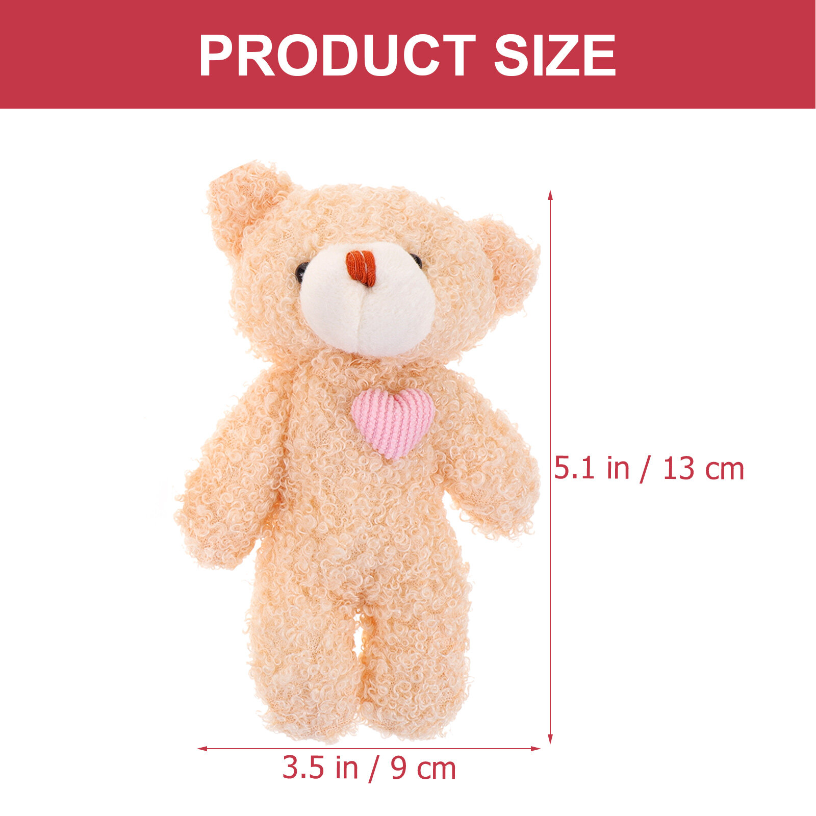 2 Штуки Плюшевые Мишки Ключницы Игрушки Подвески Украшение 13X9X5Cm