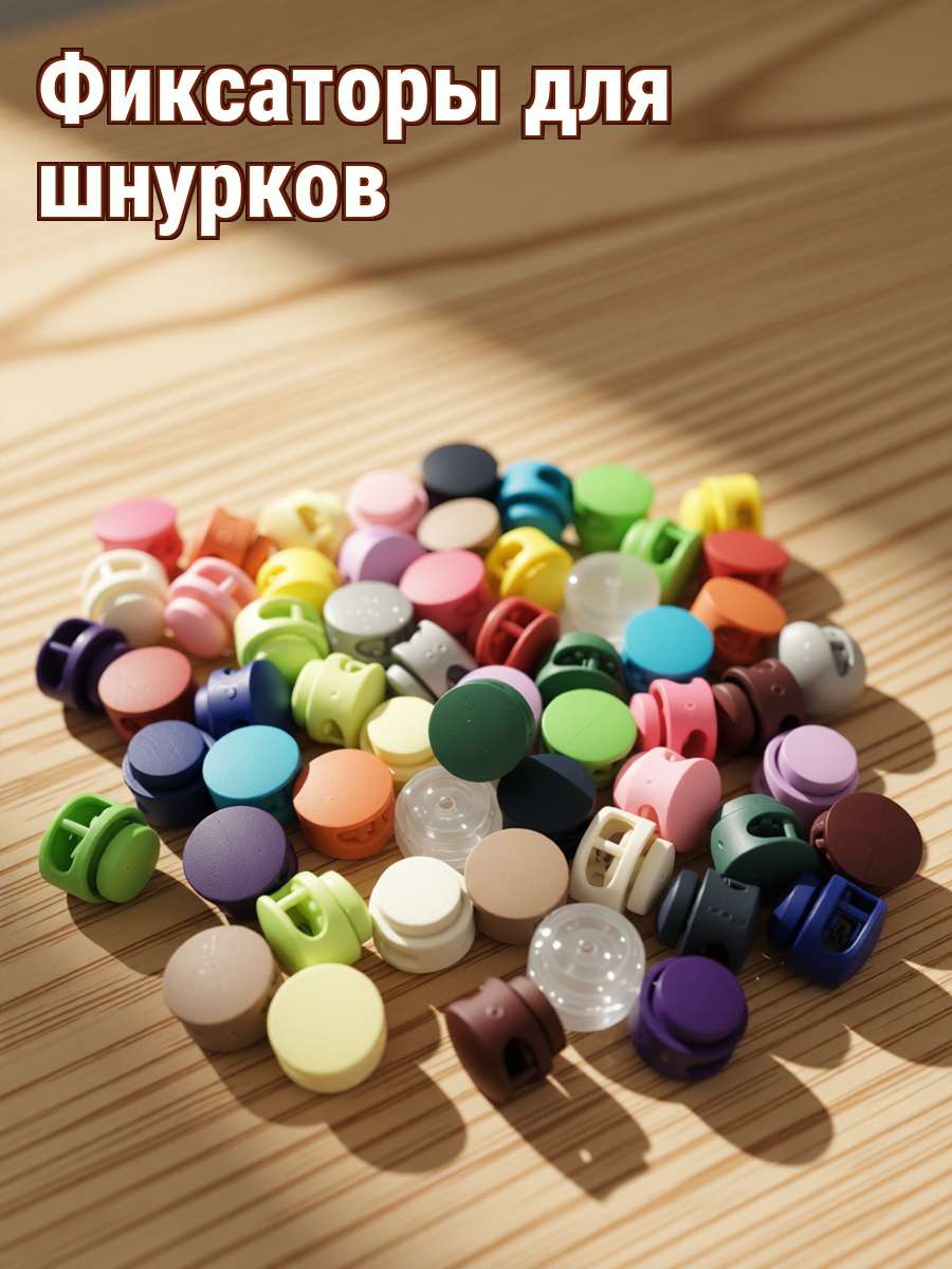 50 Штук Крепления Для Тросиков С Пружиной Двухдырочный Замок Для Тросика Размер 1 Цвет Разноцветный