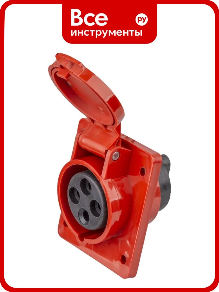 Розетка Navigator 14 313 NCA-SR414-16-380 стационарная скрытая 16А 3P+PE IP44 14313