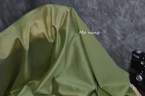 Тенсель/полиэстер ткань для пошива 1х1,5 м Темно-зеленый, 1.5 meters, Bud green