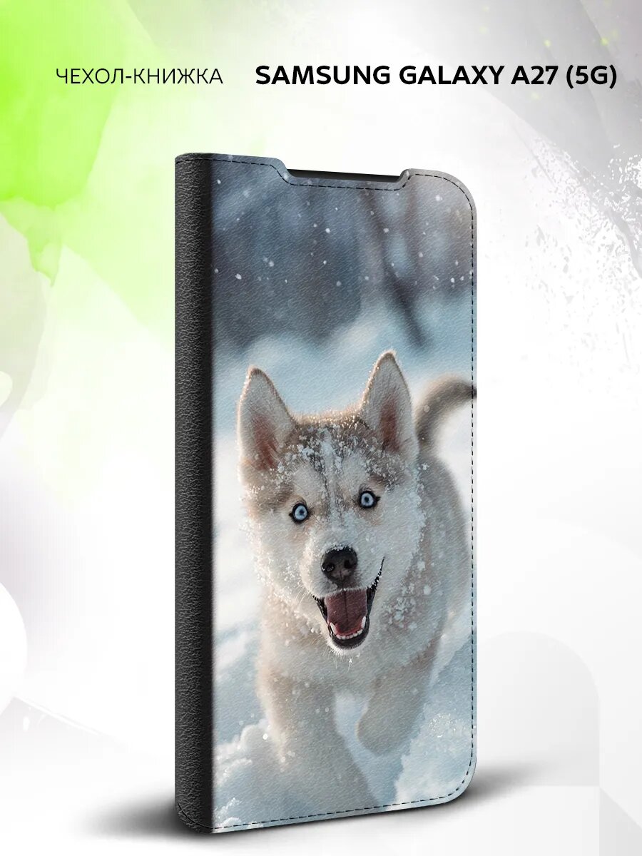Чехол книжка на Samsung Galaxy A27 (5G), Самсунг Галакси А27 (5Джи), эко-кожа, с принтом