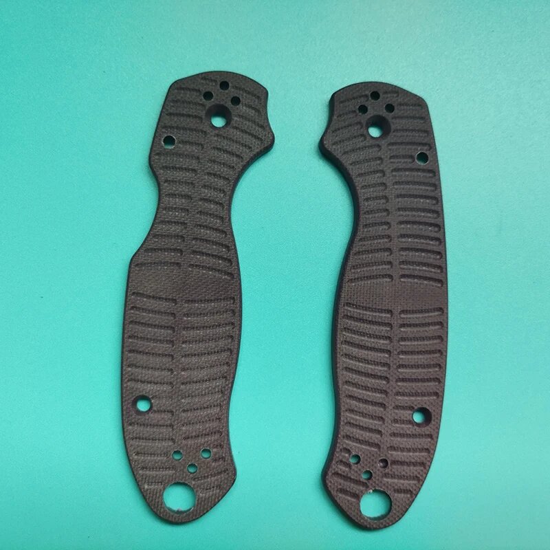 Накладки на рукоятку G10 "рыбий кіст" для ножей Spyderco Para3, C223, Paramilitary3